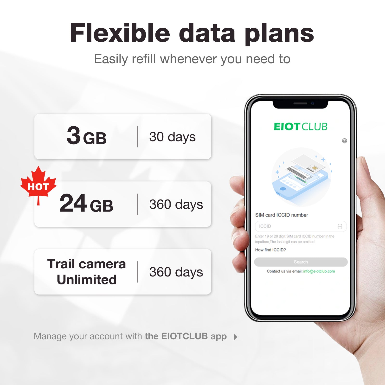 Eiotclub US & Canada Prepaid SIM Card